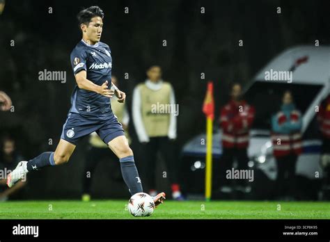 Tsuyoshi Watanabe Of Feyenoord During The Uefa Europa League League