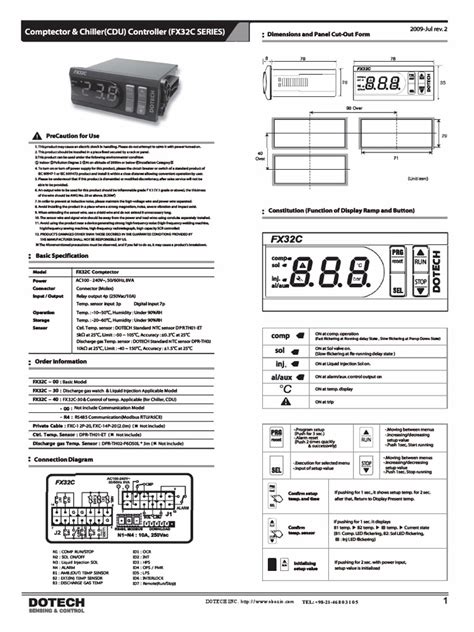 Fx32c Manual En R20090713 W Pdf Electrical Engineering Electricity