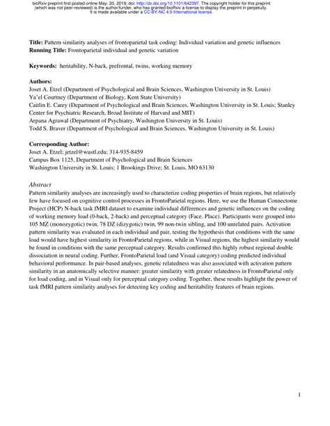 pdf pattern similarity analyses of frontoparietal task coding
