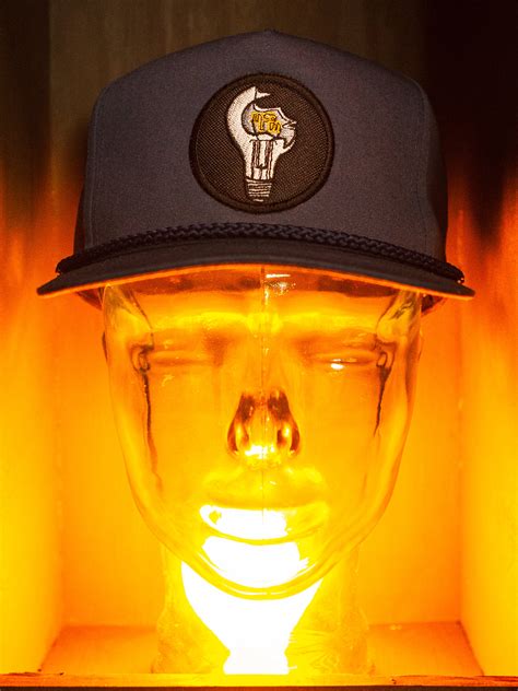 Museum Broken Light Bulb Hat Navy — Museum