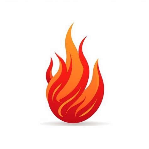 Fuego Calor Llama Quema Ilustración Fogata Vector Luz Efecto De Energía