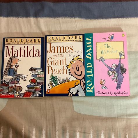 Ronald Dahl Matilda James and the Giant Peach The Witches 兒童英文書 讀物