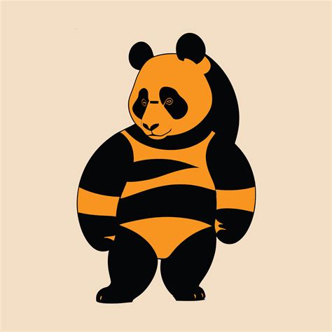 Panda T Shirt Graphic Design Vector Illustration 20300857 Vector Art At