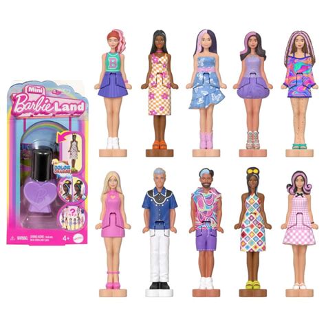 Barbie Mini Barbieland Fashionistas Dolls 1 5 Inch Dolls In “nail Polish” Container Surprise