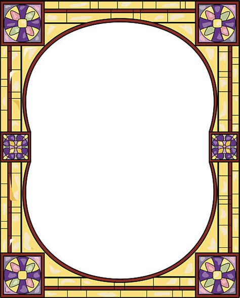 Stained Glass Border Illustrations Royalty Free Vector Graphics And Clip