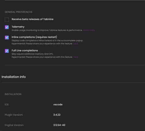 inline completions user feedback · issue 432 · codota tabnine · github