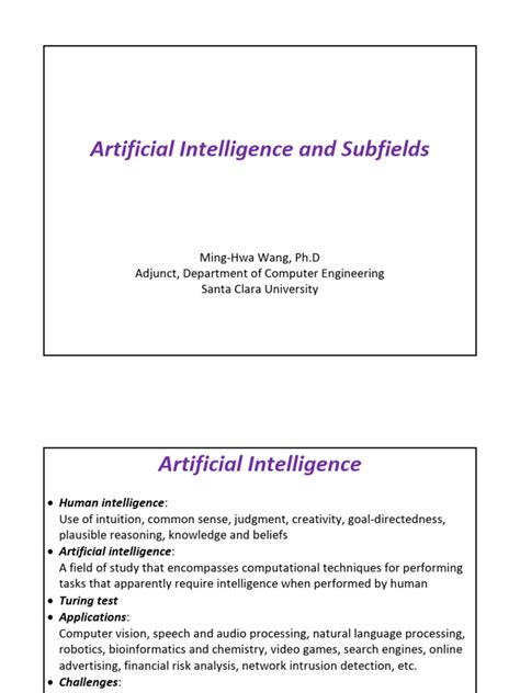 Ai Subfields Pdf Artificial Intelligence Intelligence Ai