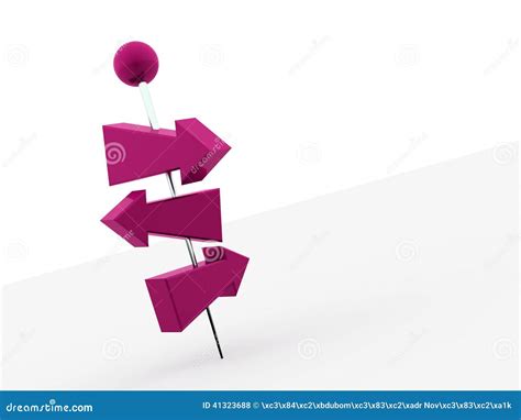 Tree With Arrows Vector Illustration 28847644