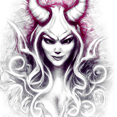 Lilith Evil Goth Goddess · Creative Fabrica