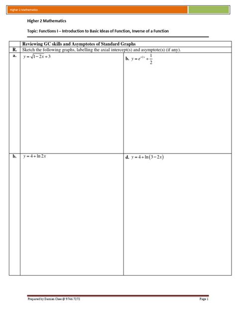 Function Part 1 Intro To Simple And Inverse Function Pdf Function