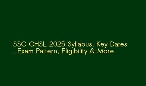 Ssc Cpo Si 2025 Notification Exam Date Syllabus