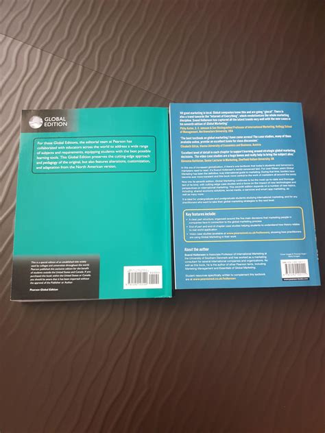 Global Marketing Textbook And Consumer Behaviour Textbook Hobbies