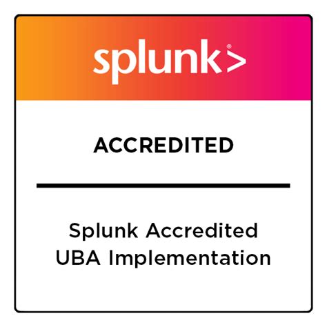 Splunk Accredited Uba Implementation Credly