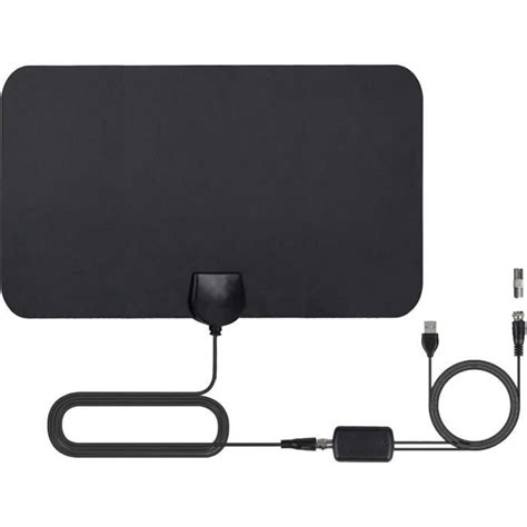 Hdtv Antenne Tv Intérieur Tnt Hd Puissante Avec Amplicateur De Signal