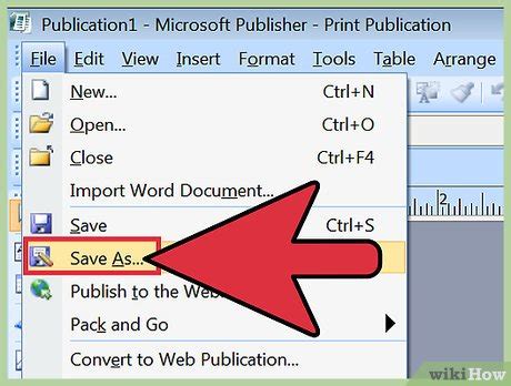 Comment Convertir Un Fichier Microsoft Publisher En PDF