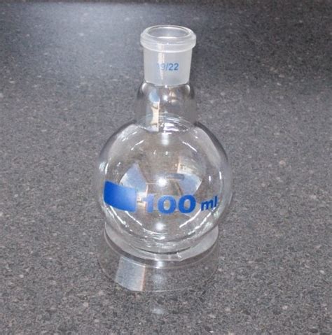 Chemistry Glassware Round Bottom Flask 100ml 19 22