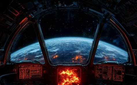 An Illustration Of A Catastrophe On A Planetary Scale A Disaster On A