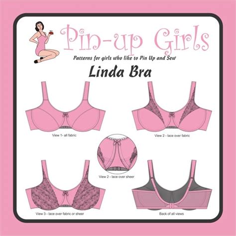 Classic Bra Pattern A Pin Up Girls Original Pattern Etsy