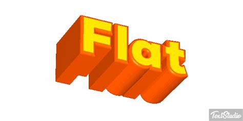 Flat Word Animated  Logo Designs