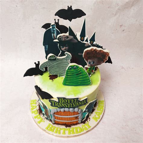 Hotel Transylvania 2 Cake Blobby Cake Transylvania Theme Cake Liliyum Patisserie And Cafe