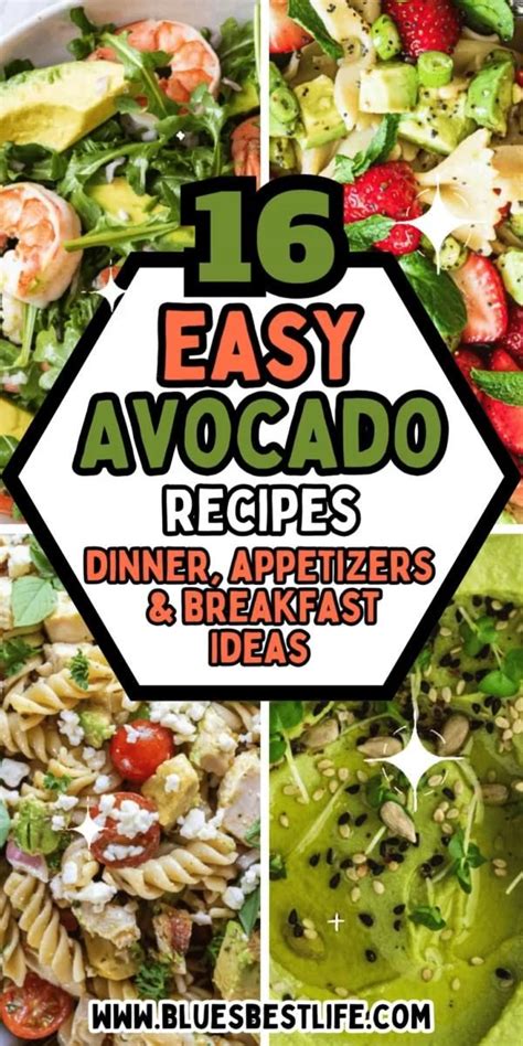 16 Easy And Healthy Avocado Recipes Video In 2024 Avocado Recipes