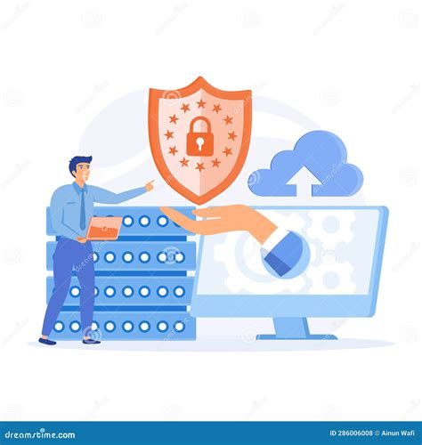 Database Security Hacker Attack Concept Stock Vector Illustration Of Hacking Background