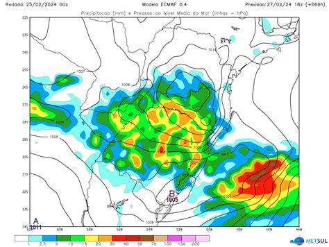 Sequência De Dias Com Risco De Chuva Forte E Temporais No Sul Do Brasil