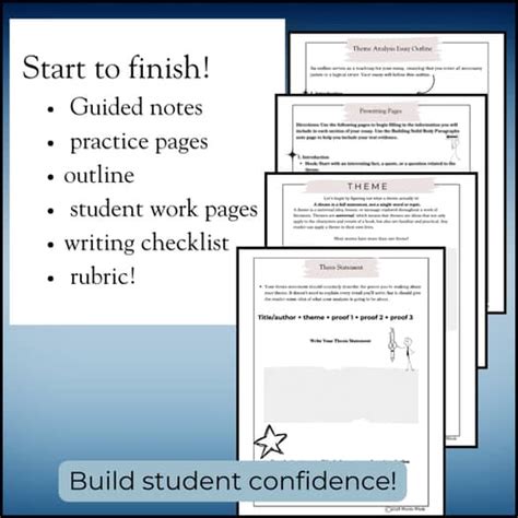 Theme Analysis Essay Guided Writing Workshop For Any Novel By Words Wirth