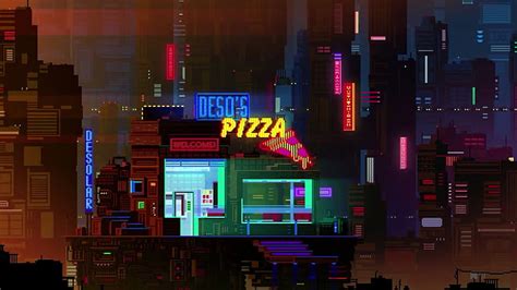 Hd Wallpaper Neon Gas Stations Car Night Lights Wallpaper Flare