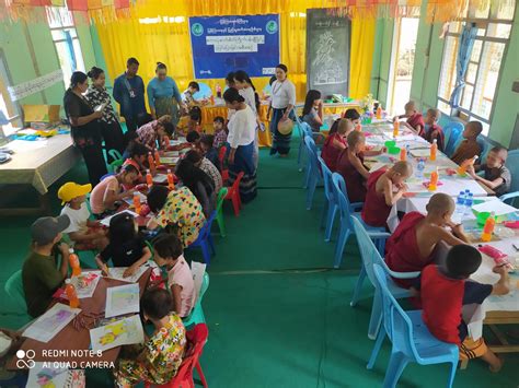 မြစ်သားမြိုနယ် လူထုအခြေပြုဗဟိုဌာန Community Centre ခန်းမတွင် စိတ်က