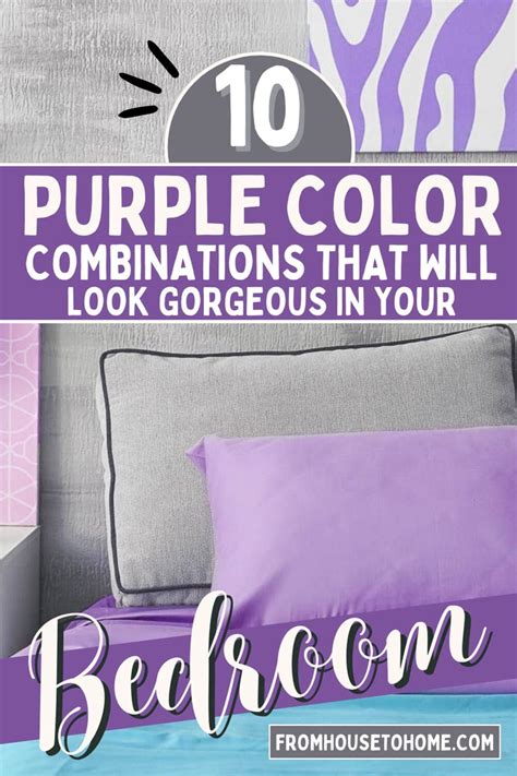 10 Purple Color Combinations That Look Good In A Bedroom Artofit