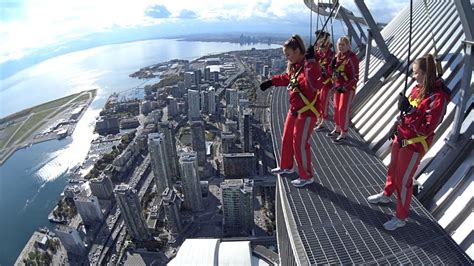 Cn Tower Edgewalk 1168ft Full Experience Toronto Canada Youtube