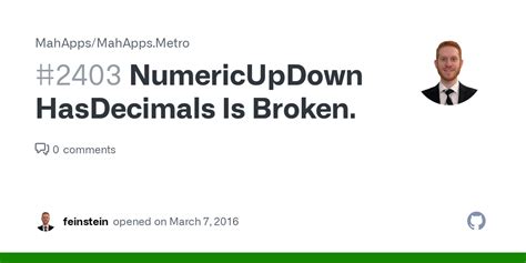 NumericUpDown HasDecimals Is Broken Issue 2403 MahApps MahApps