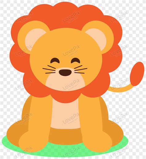 귀여운 사자 인형 벡터 일러스트레이션 Png 일러스트 무료 다운로드 Lovepik