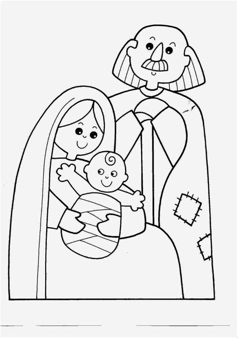 Dibujo De Nacimiento Para Colorear ~ Dibujos Cristianos Para Colorear