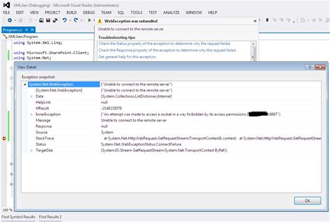 Error While Calling Clientcontextexecutequery In Sharepoint 2013
