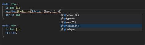 Wrong Autocompletion Inside Relation Issue Prisma Language Tools GitHub