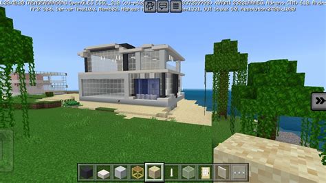 Minecraft Xây Dựng Ngôi Nhà Kính 2 Tầng Youtube