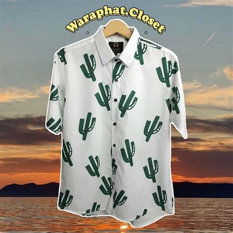 Waraphatcloset เสื้อเชิ้ตฮาวาย ไหมอิตาลี100 Bangkok