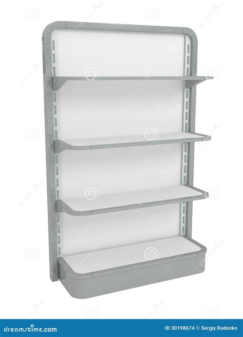 Empty Supermarket Shelf Stock Illustration Illustration Of Ideas