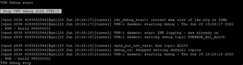 VPN Debug VPND Live View Check Point CheckMates