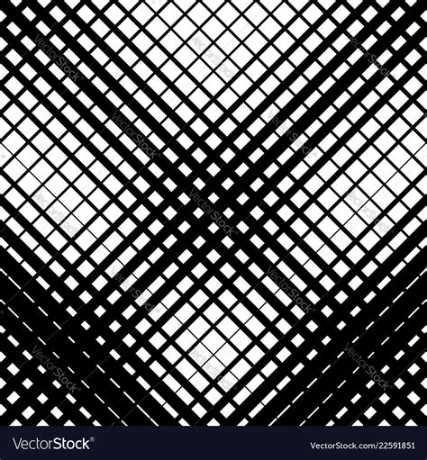 Irregular Grid Mesh Pattern Abstract Monochrome Vector Image