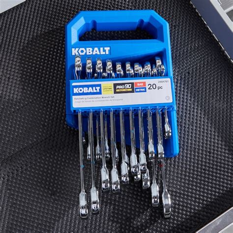 Kobalt 20 Piece Set Standard Sae And Metric Ratchet Wrench In The