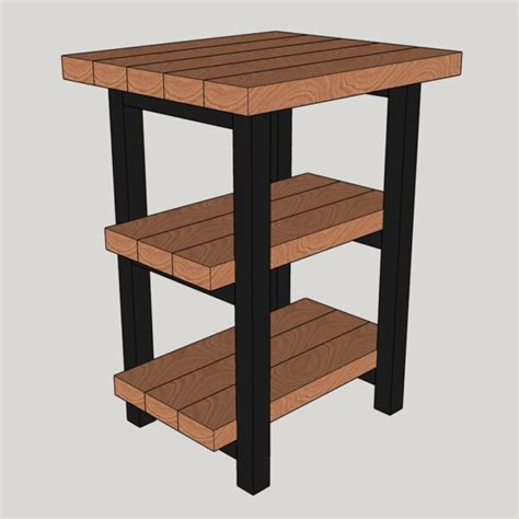 Rustic End Table Plans