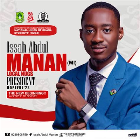 Issah Abdul Manan Files Nomination To Contest For Uds Local Nugs President