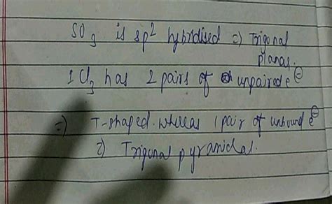 Which Of The Following Should Have Pyramidal Shape Begin Array Ll