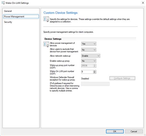 Configuring Wake On LAN For DELL Machines With ConfigMgr Deployment