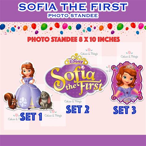 Sofia The First Photo Standee Party Decoration Shopee Philippines