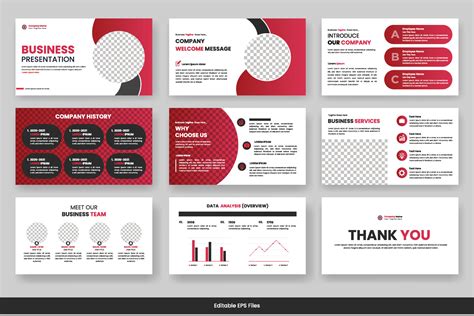 Business Presentation Slides Template Design Minimalist Project