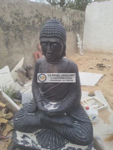 Black Marble Buddha Statue Home At Rs 90000 In Makrana Id
